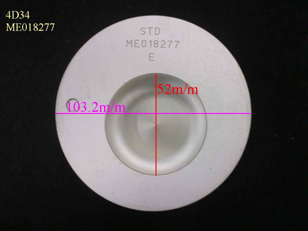 4D34=ME018277/MITSUBISHI PISTON SET/Piston Set | AUTOPARTS PRODUCTS ...