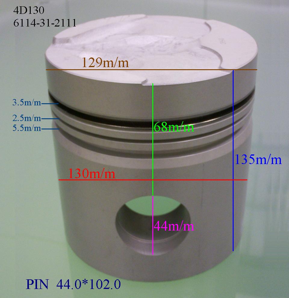 KOMATSU PISTON SET/Piston Set | AUTOPARTS LIST | Morida Autoparts Co., Ltd.
